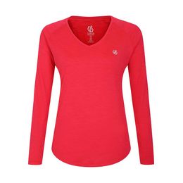 Dare 2b Funktionsshirt "Discern" in Rot - 65% | Gr&ouml;&szlig;e 36 | Damen-outdoor-tops-shirts