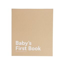 Design Letters Babybuch "Baby's First Book Vol. 2" in Beige - (L)30 x (B)26 cm - 63% | Buero-schulbedarf