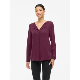 Vila Bluse "Vilucy" in Bordeaux - 40% | Gr&ouml;&szlig;e S | Damen-blusen