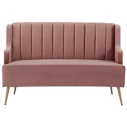 Livetastic K&uuml;chensofa, Altrosa, Textil, 2-Sitzer, 130x85x80 cm, Bsci, K&uuml;chen, K&uuml;chenm&ouml;bel, K&uuml;chensofas