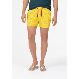 Timezone Badeshorts in Gelb/ Orange - 64% | Gr&ouml;&szlig;e W36 | Herren-bademode-sport