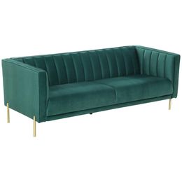 Livetastic 3-Sitzer-Sofa, Gr&uuml;n, Textil, 204x75x85 cm, Wohnzimmer, Sofas & Couches, Sofas, 3-Sitzer Sofas