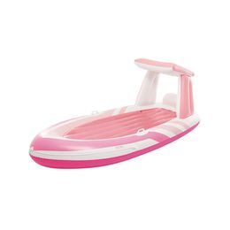Intex Luftmatratze in Pink/ Wei&szlig; - (B)244 x (H)97 x (T)119 cm - 40% | Kinder-wasserspielzeug