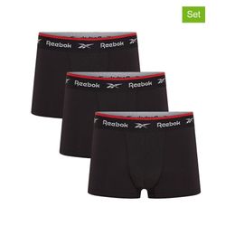 Reebok 3er-Set: Boxershorts "Redgrave" in Schwarz - 57% | Gr&ouml;&szlig;e XL | Herren-waesche