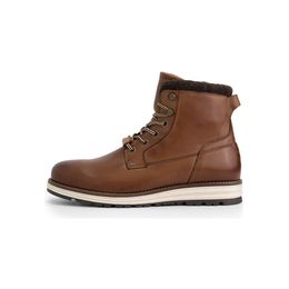 DENBROECK Leder-Boots "Fer St." in Hellbraun - 73% | Gr&ouml;&szlig;e 45 | Baby-stiefel-boots