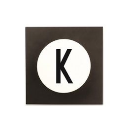 Design Letters Wandhaken "K" in Schwarz - (B)9 x (H)14 cm - 70% | Garderoben