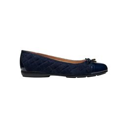 Geox Leder-Ballerinas "Annytah" in Dunkelblau - 49% | Gr&ouml;&szlig;e 39,5 | Damen-ballerinas