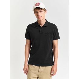 Gant Poloshirt in Schwarz - 52% | Gr&ouml;&szlig;e M | Herren-plussize