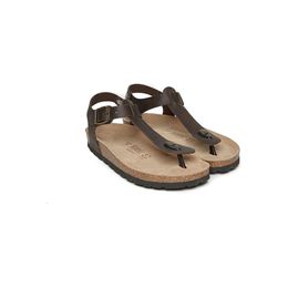 Mandel Leder-Zehensandalen in Braun - 58% | Gr&ouml;&szlig;e 41 | Damen-sandalen