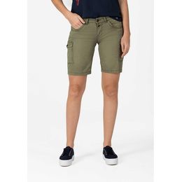 Timezone Cargobermudas "Nali" in Khaki - 66% | Gr&ouml;&szlig;e XL | Shorts