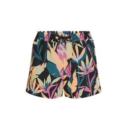 O`Neill O'neill Badeshorts 'Essentials 12' Damen Gr&ouml;&szlig;e L smaragd / apricot / eosin / schwarz
