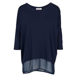 Heine Longsleeve in Dunkelblau - 58% | Gr&ouml;&szlig;e 36/38 | Damen-tops