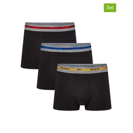 Reebok 3er-Set: Boxershorts in Schwarz - 60% | Gr&ouml;&szlig;e L | Herren-waesche