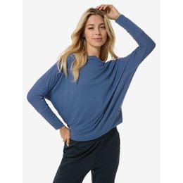 super.natural Funktionslongsleeve "Kula" in Blau - 55% | Gr&ouml;&szlig;e L | Damen-outdoor-tops-shirts