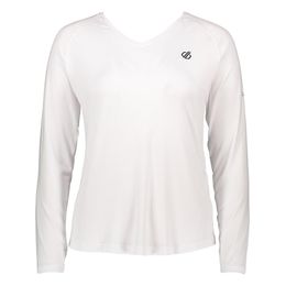 Dare 2b Funktionsshirt "Discern" in Wei&szlig; - 60% | Gr&ouml;&szlig;e 42 | Damen-outdoor-tops-shirts