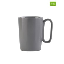 Vialli Design 2er-Set: Becher "Fuori" in Grau - 250 ml - 11% | Gedeckter-tisch