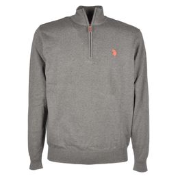 U.S. Polo Assn. Pullover in Anthrazit - 36% | Gr&ouml;&szlig;e XL | Herren-plussize