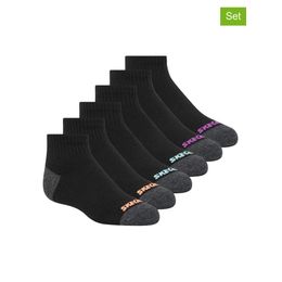Skechers 6er-Set: Socken in Schwarz/ Anthrazit/ Bunt - 61% | Gr&ouml;&szlig;e 36-38 | Kinder-socken-strumpfhosen