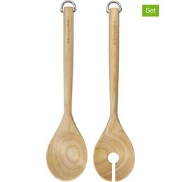 KitchenAid 2tlg. Salatbesteck-Set in Natur - (L)33 cm - 14% | Gedeckter-tisch