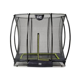 EXIT Trampolin "Silhouette Ground" in Schwarz - (B)153 x (H)214 cm - ab 3 Jahren - 26% | Gartenspielzeug