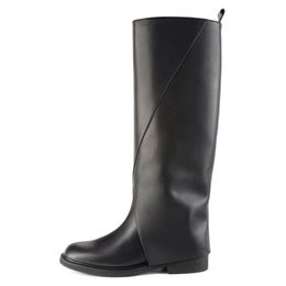 loft37 Leder-Stiefel "More Than A Dream" in Schwarz - 59% | Gr&ouml;&szlig;e 38 | Damen-stiefel