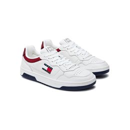 Tommy Hilfiger Shoes Leder-Sneakers in Wei&szlig; - 44% | Gr&ouml;&szlig;e 44 | Herrensneakers