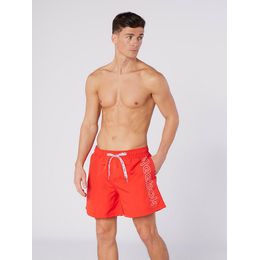 Reebok Badeshorts "Abbott" in Rot - 60% | Gr&ouml;&szlig;e S | Herren-bademode-sport