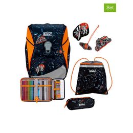 Scout 5tlg. Schulranzen-Set "Alpha Set" in Schwarz - (B)30 x (H)40 x (T)25 cm - 50% | Buero-schulbedarf
