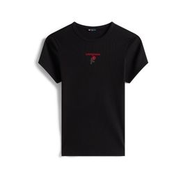 Tommy Jeans T-Shirt Damen Gr&ouml;&szlig;e XXS gr&uuml;n / rot / schwarz