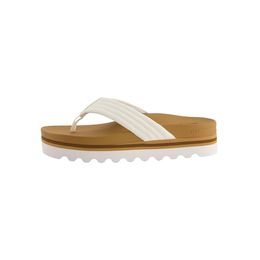 Reef Zehentrenner "Cushion Shea" in Wei&szlig; - 58% | Gr&ouml;&szlig;e 41 | Damen-sandalen