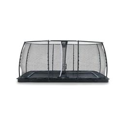 EXIT Trampolin "Dynamic Groundlevel" in Schwarz - (B)519 x (H)305 cm - ab 3 Jahren - 24% | Gartenspielzeug