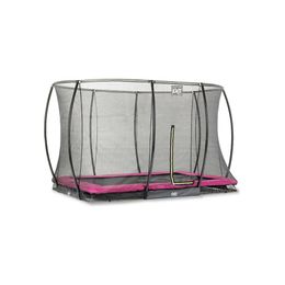 EXIT Trampolin "Silhouette Ground" in Pink - (B)305 x (H)214 cm - ab 3 Jahren - 15% | Gartenspielzeug