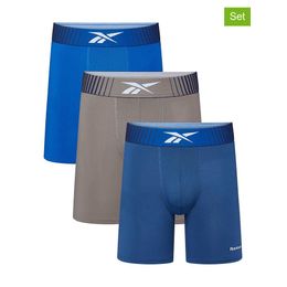 Reebok 3er-Set: Boxershorts "Waite" in Blau/ Grau - 57% | Gr&ouml;&szlig;e L | Herren-waesche