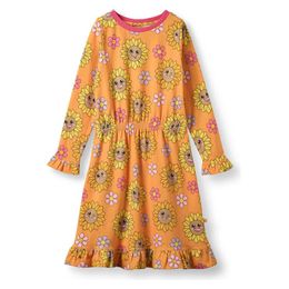Smafolk Sm&aring;folk Kleid "Sonnenblumen" in Orange - 48% | Gr&ouml;&szlig;e 110/116 | Baby-kleider-roecke