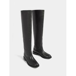 loft37 Leder-Stiefel "Mr Jones Maxi" in Schwarz - 58% | Gr&ouml;&szlig;e 38 | Damen-stiefel