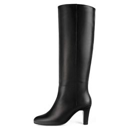 loft37 Leder-Stiefel in Schwarz - 59% | Gr&ouml;&szlig;e 39 | Damen-stiefel