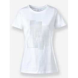KARI TRAA Shirt in Wei&szlig; - 72% | Gr&ouml;&szlig;e 44 | Damen-tops