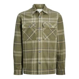 Jack & Jones Jack & Jones Hemd in Khaki - 56% | Gr&ouml;&szlig;e S | Herren-plussize