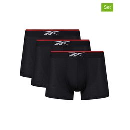 Reebok 3er-Set: Boxershorts "Glynn" in Schwarz - 62% | Gr&ouml;&szlig;e XL | Herren-waesche