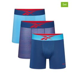Reebok 3er-Set: Boxershorts "Muir" in Blau - 62% | Gr&ouml;&szlig;e XL | Herren-waesche