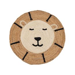 The Wild Hug Jute-Teppich in Hellbraun/ Beige - &Oslash; 100 cm - 54% |