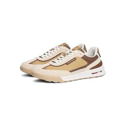 Tommy Hilfiger Shoes Leder-Sneakers in Beige - 47% | Gr&ouml;&szlig;e 40 | Herrensneakers