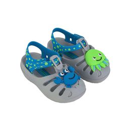 Ipanema Halbsandalen "Summer XIII" in Grau/ Gr&uuml;n/ Blau - 42% | Gr&ouml;&szlig;e 27 | Babysandalen