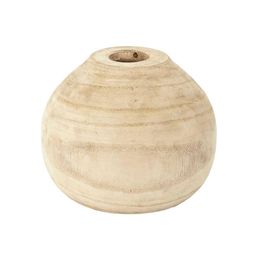 THE HOME DECO FACTORY Vase in Natur - (H)15,5 x &Oslash; 19 cm - 36% | Kerzen-vasen