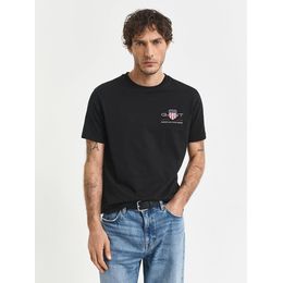 Gant Shirt in Schwarz - 49% | Gr&ouml;&szlig;e M | Herren-plussize