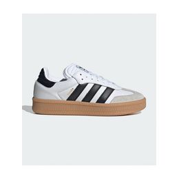 Adidas Leder-Sneakers "Samba" in Wei&szlig; - 33% | Gr&ouml;&szlig;e 40 2/3 | Damen-sneakers