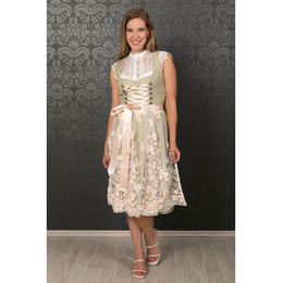 Edelnice Dirndl "Simona" in Beige/ Ros&eacute; - 35% | Gr&ouml;&szlig;e 34 | Damen-dirndl