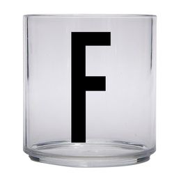 Design Letters Becher "F" in Transparent - 220 ml - 38% | Gedeckter-tisch