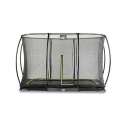 EXIT Trampolin "Silhouette Ground" in Schwarz - (B)244 x (H)203 cm - ab 3 Jahren - 14% | Gartenspielzeug