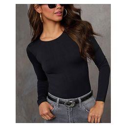 LA Angels Longsleeve in Schwarz - 65% | Gr&ouml;&szlig;e XL | Damen-tops